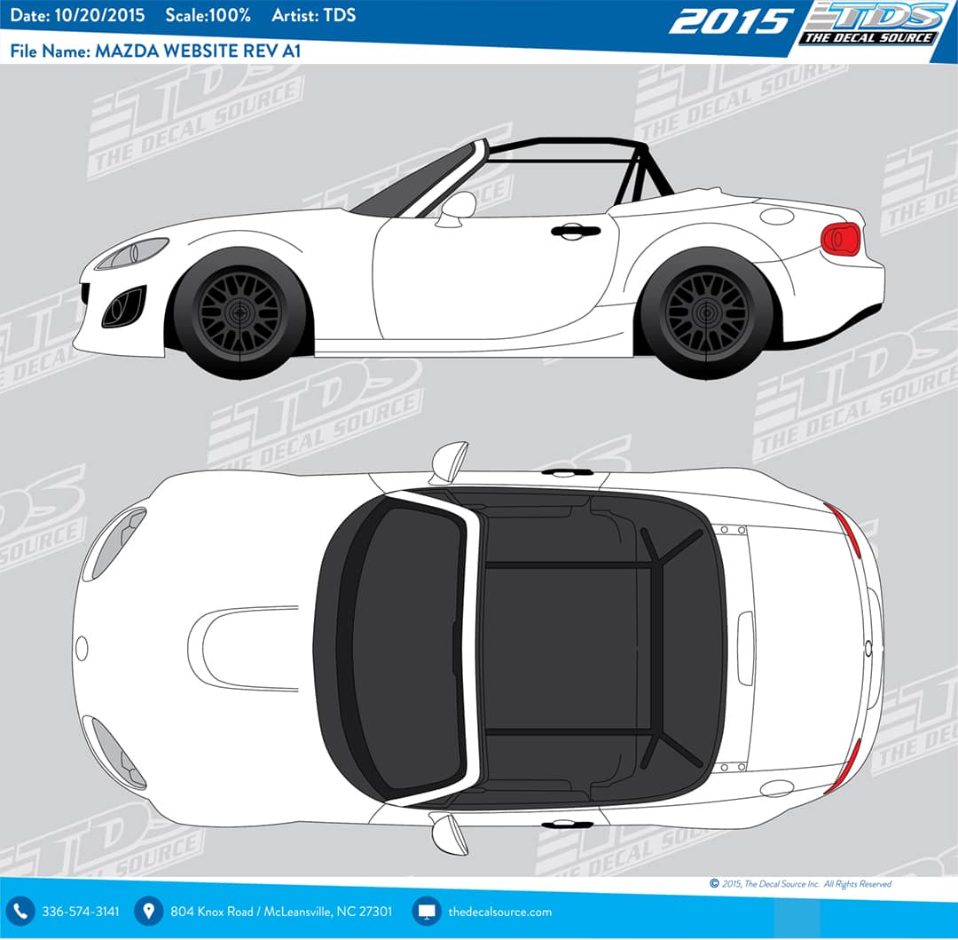 Mazda Global MX-5 Decals & Wraps